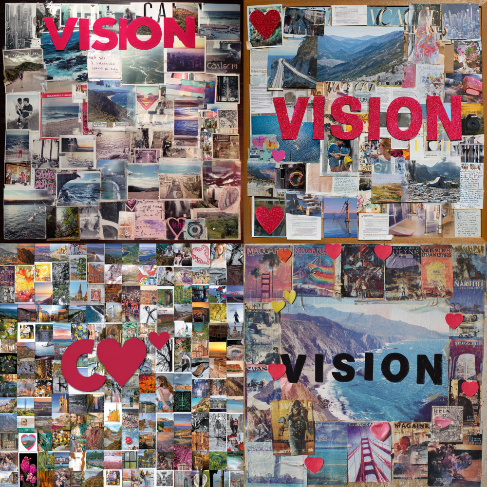 A vision board for future goals and aspirations in... | Midjourney官网_AI ...