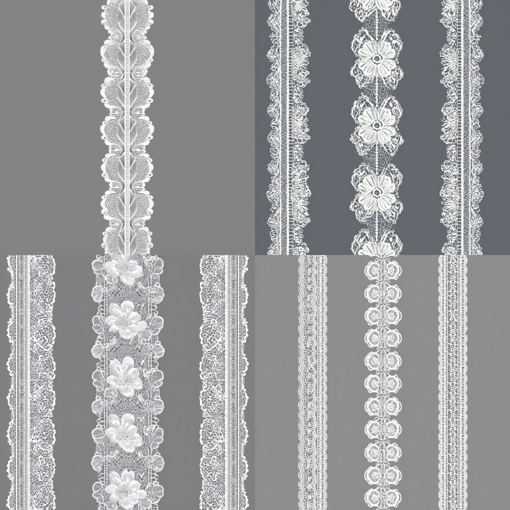 Hand Drawn White Lace Pattern, Vector Illustration... | Midjourney官网_AI绘画在线生成工具