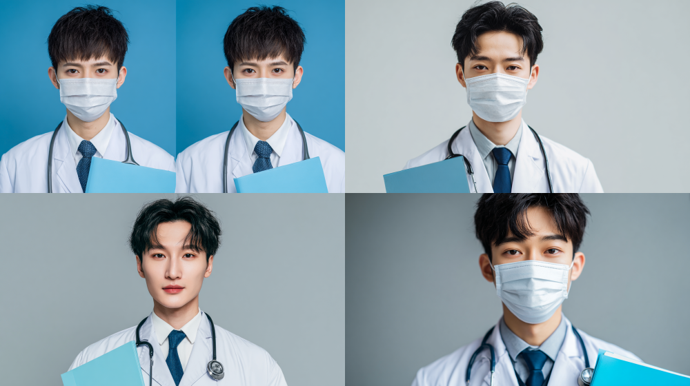 This is a portrait of a young Chinese male doctor.... | Midjourney官网_AI ...