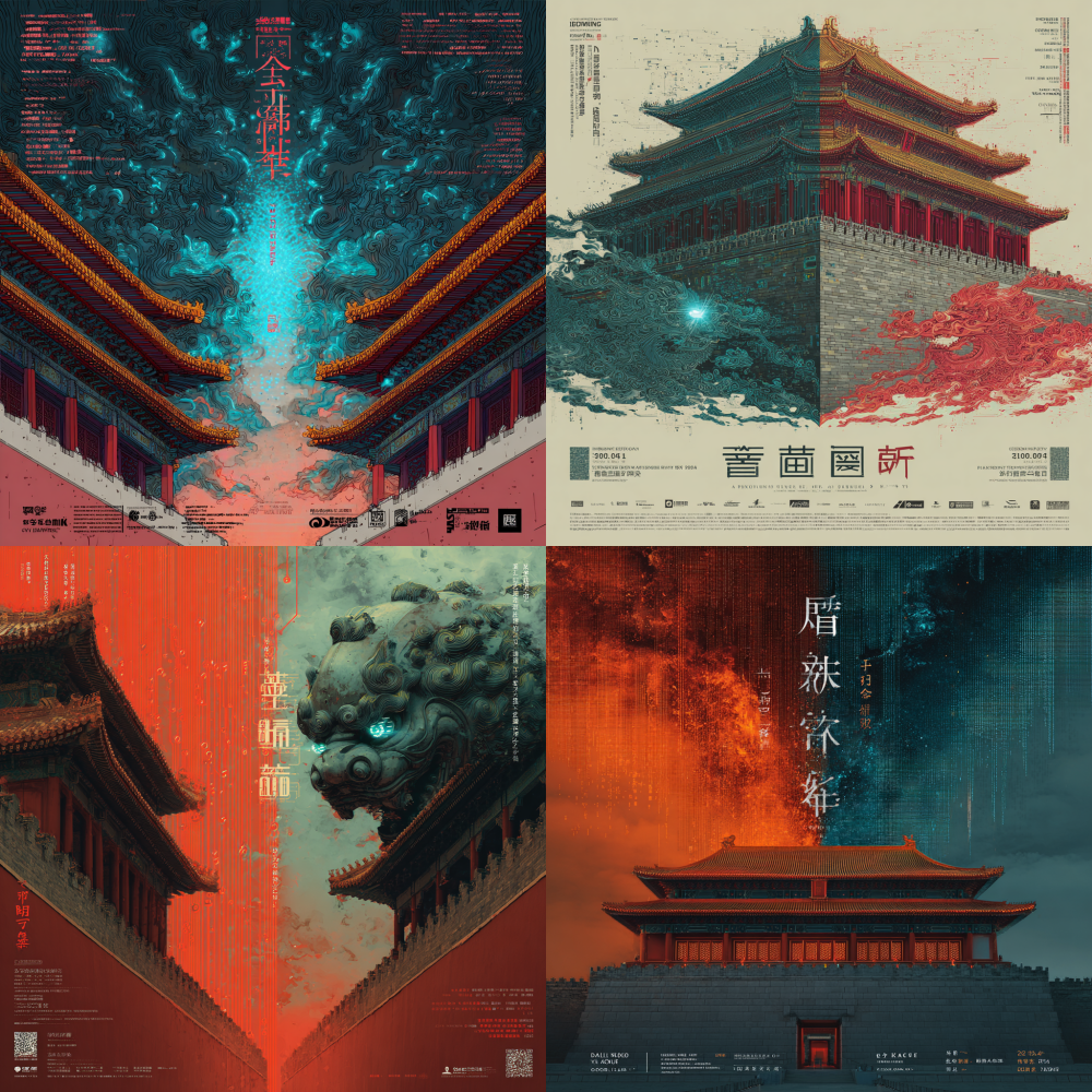 This poster revolves around the theme of dialogue ... | Midjourney官网_AI ...