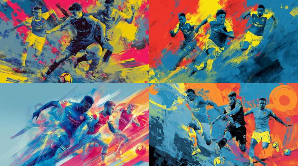 Promotional poster for the UEFA Champions League m... | Midjourney官网_AI ...