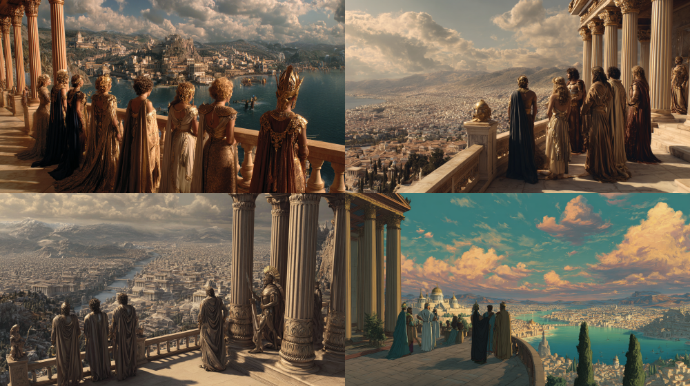 Film stills from ancient Greek mythology, where th... | Midjourney官网_AI ...