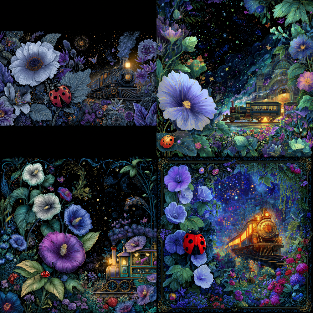 Set against a deep black canvas, the upper expanse... | Midjourney官网_AI ...