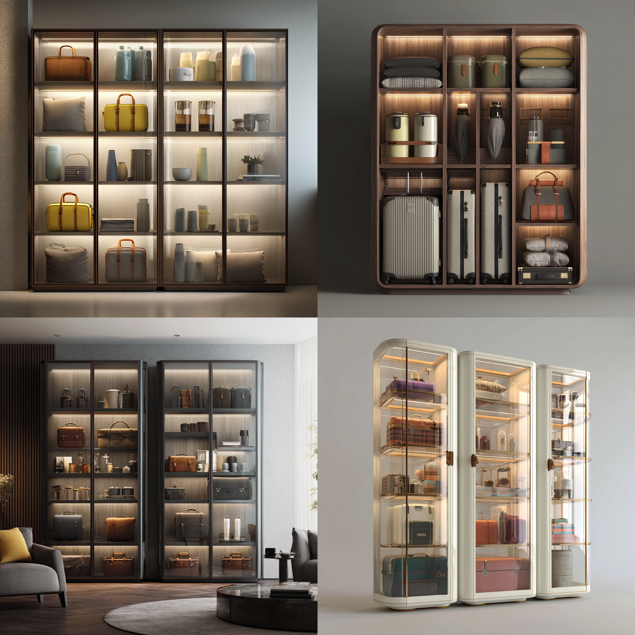 Design a modern, luxurious display cabinet for a c... | Midjourney官网_AI ...