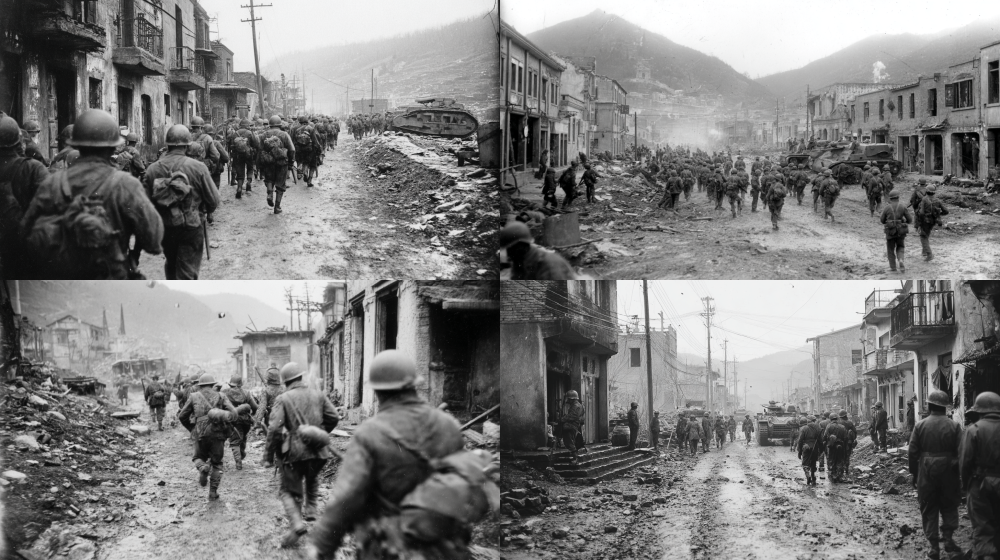 The Volunteer Army's 1st Division launched an atta... | Midjourney官网_AI ...