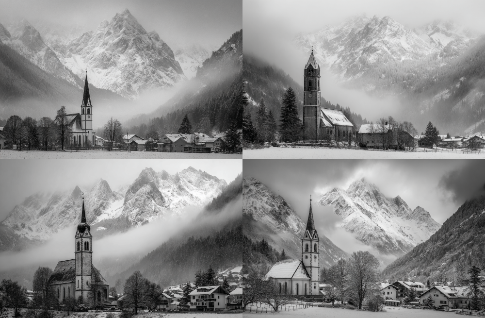 ethereal photograph of a majestic old church featu... | Midjourney官网_AI ...