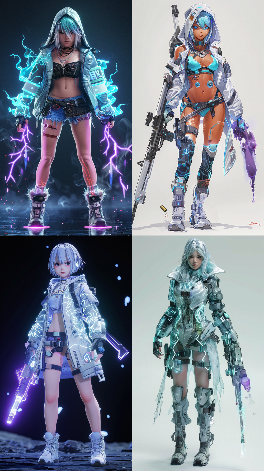 A young girl, wear with notthing,clad in revealing... | Midjourney官网_AI ...